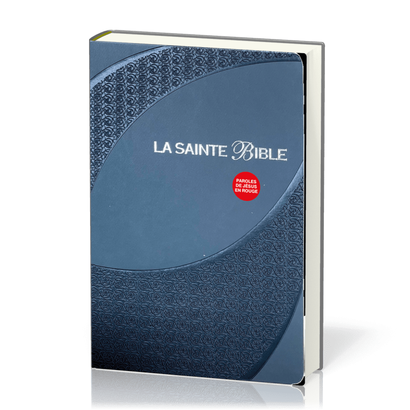 Bible Segond 1910, gros caractères, similicuir gris, onglets, tranche ...
